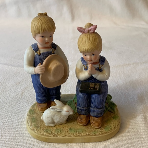 Homco | Accents | 991 Homco Home Interiors Denim Days 8867 Jesus Loves ...